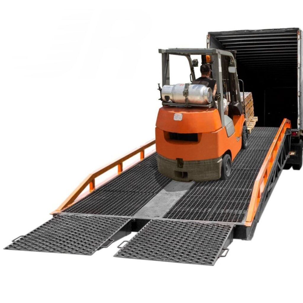 Mobile Loading/Unloading Ramp for Forklift Container – JINRUILIFT